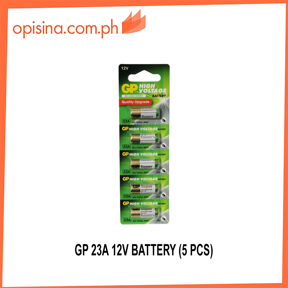 GP 23A 12V BATTERY (5 PCS) | Shopee Philippines