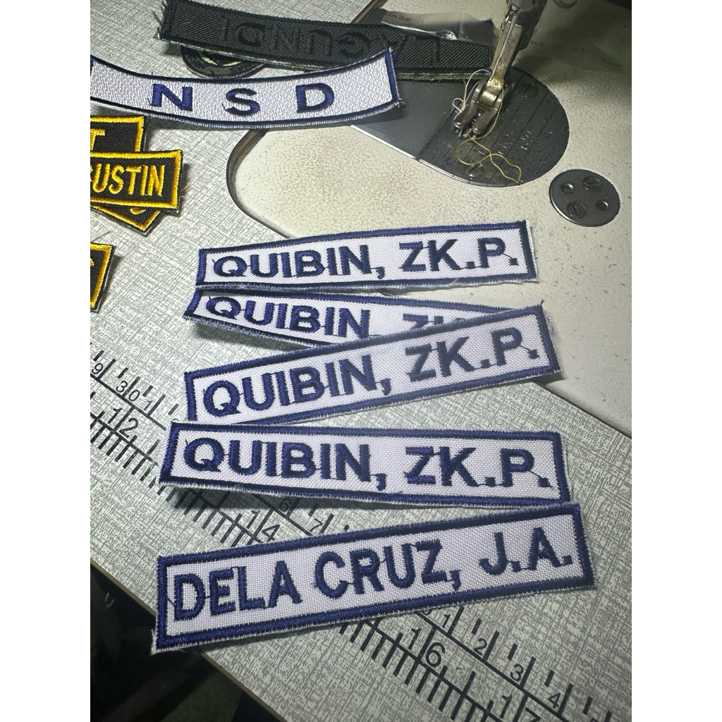 SCHOOL NAME PLATE FOR KID UNIFORM COMPUTERIZED EMRBIODERY | Shopee ...