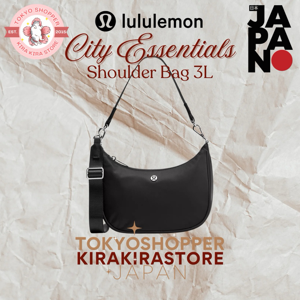 Lululemon Japan City Essentials Adjustable 3L Shoulder Crossbody Bag ...