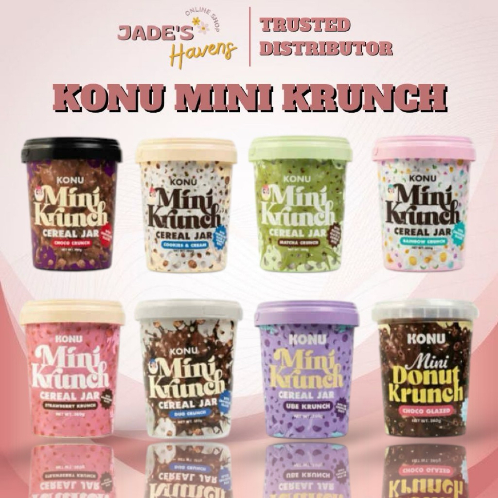 Konu Mini Krunch Cereal Jar Snack 350g/360g 160g/60g Chocolate Coated ...