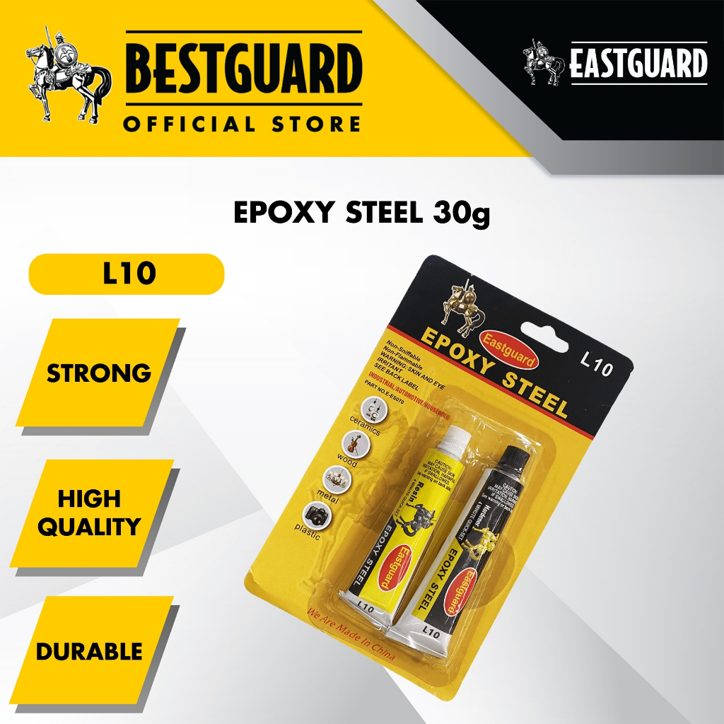 L10 Epoxy Steel Hardens Like Steel 30g Fast Repairs in3-5 minutes ...