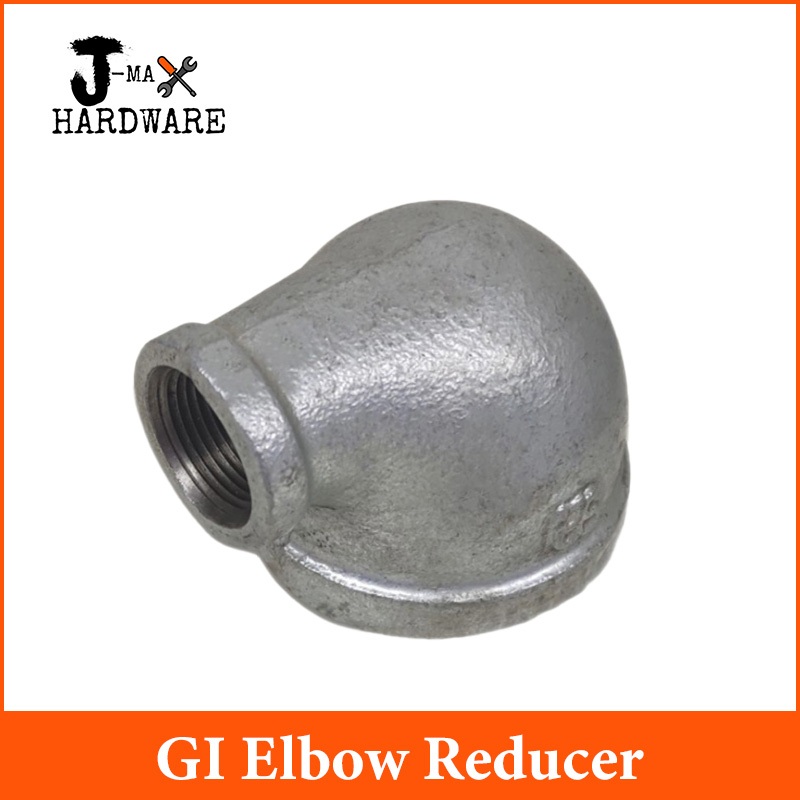 Mech Galvanized Iron Elbow Reducer 1/2"x1"-1/2"x2" 3/4"x1/2"-3/4"x2 ...