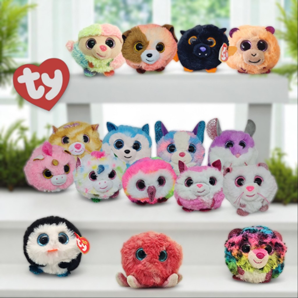 TY Puffies Balls Plushies Stuffed Toy Preloved Collection | Shopee ...
