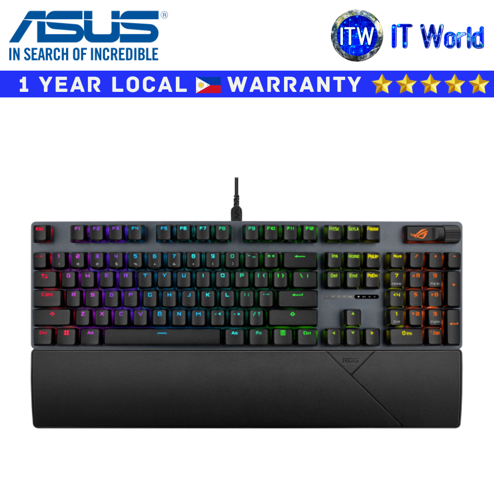 ASUS ROG XA14 Strix Scope II X PBT RGB Wired Mechanical Gaming Keyboard ...