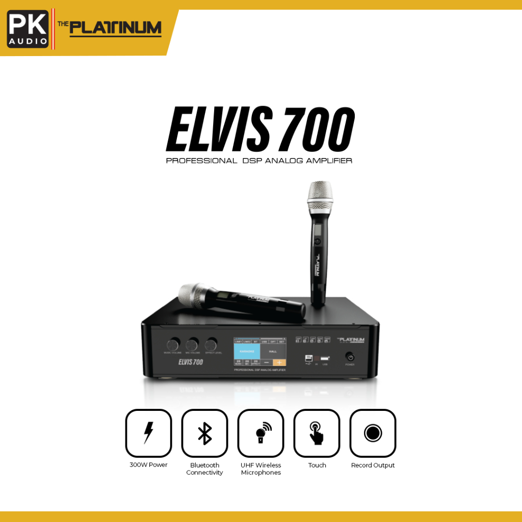 Platinum Elvis 700 Professional DSP Analog Amplifier | Shopee Philippines