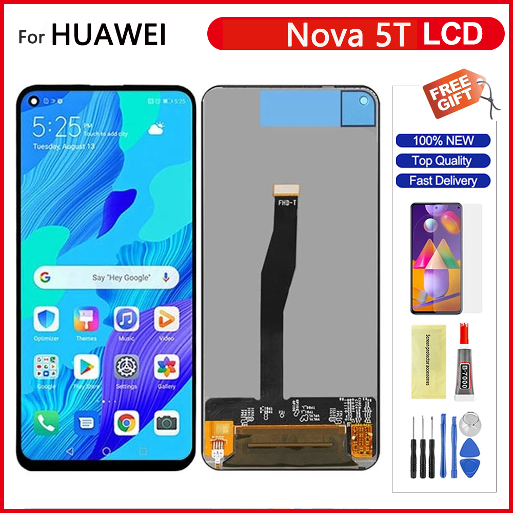 Display For Huawei Nova 5T LCD Touch Screen Digitizer Replacement YAL ...