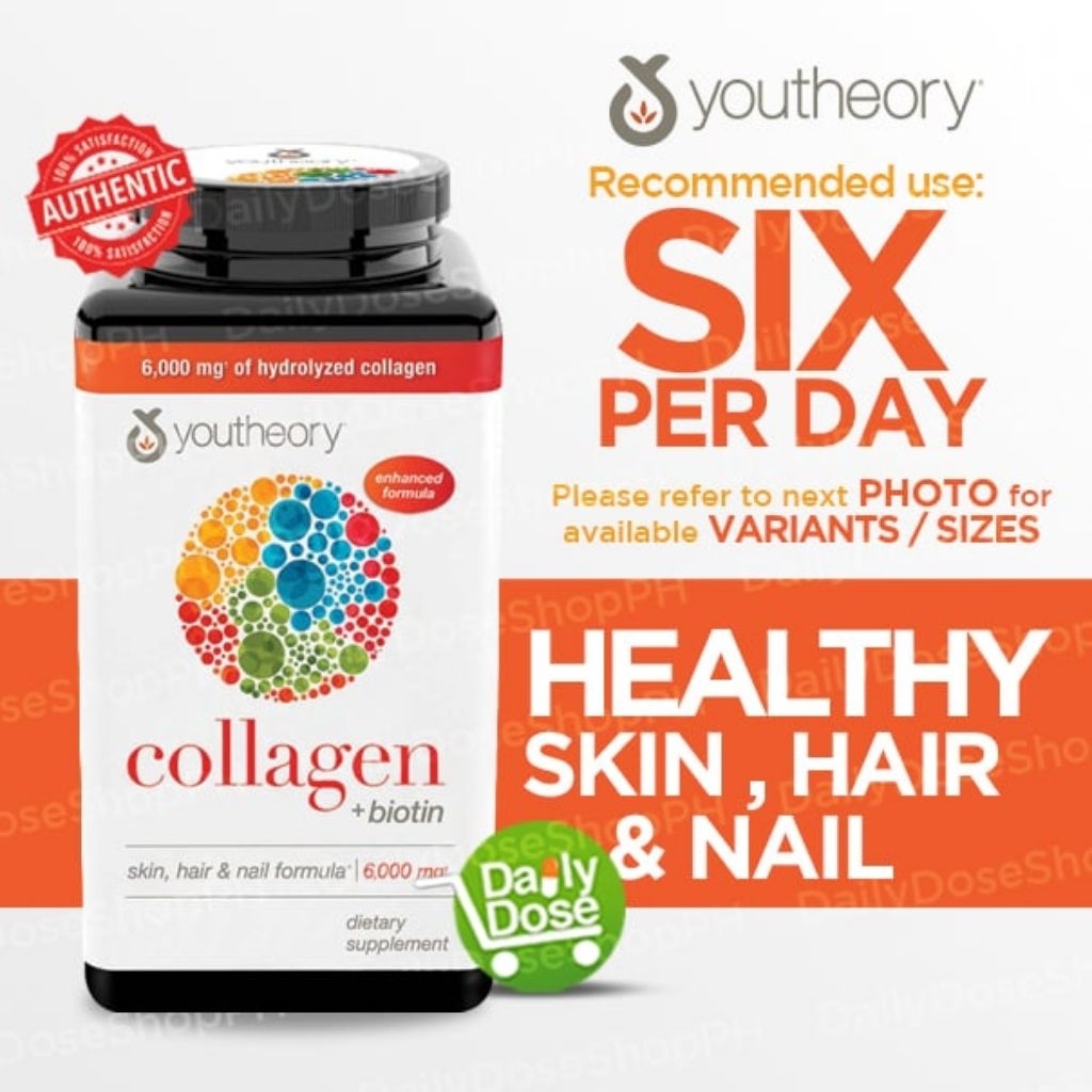 Youtheory Collagen Plus Tablets | Shopee Philippines