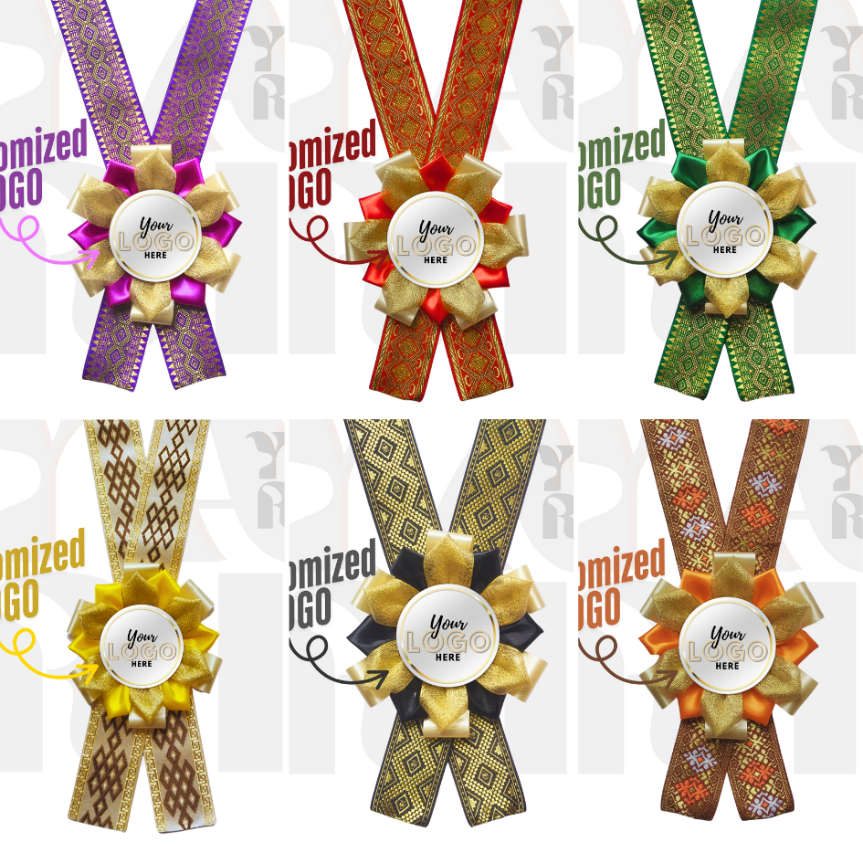 Garland Lei for Guest, Judges(w/ or without Logo Ethnic Design ...