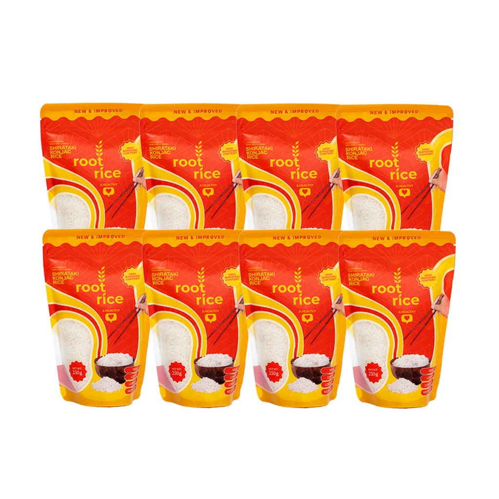 8pcs/15-days Pack 250g Root Rice Affordable Dry Shirataki Rice Healthy ...