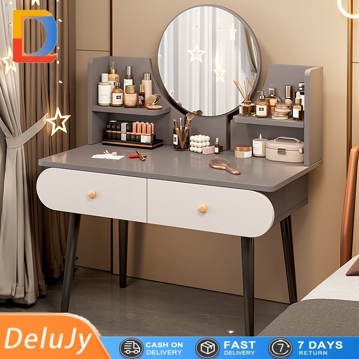 Makeup table Dressing Table with Mirror Dressing Table with LED light ...