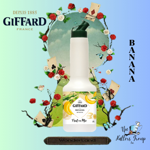 Giffard Banana Flavored Fruit for Mix Puree 1 Liter | Shopee Philippines