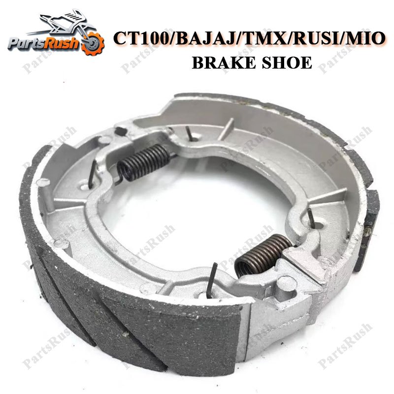 MOTORCYCLE BRAKE SHOE BARAKO/ TMX/ CT100/BAJAJ/ RS100/ HD3/ XRM/ RUSI ...