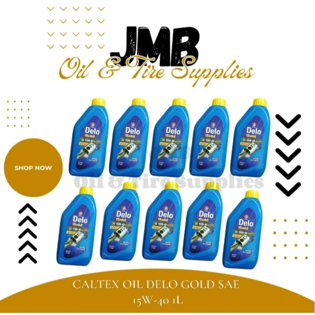 CALTEX OIL DELO GOLD SAE 15W-40 1L (10pcs) | Shopee Philippines