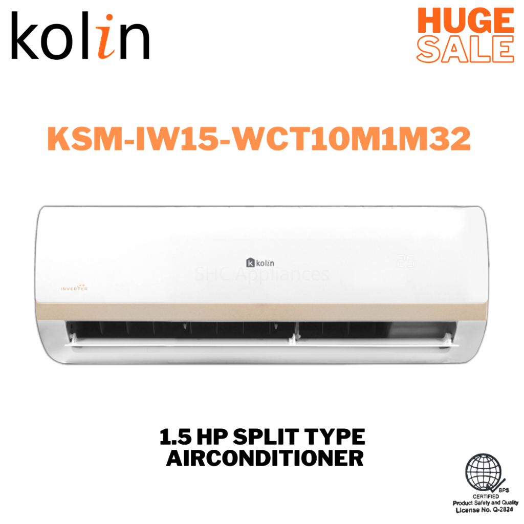 Kolin KSM-IW15-WCT10M1M32 1.5 HP Split Type Airconditioner | Shopee ...