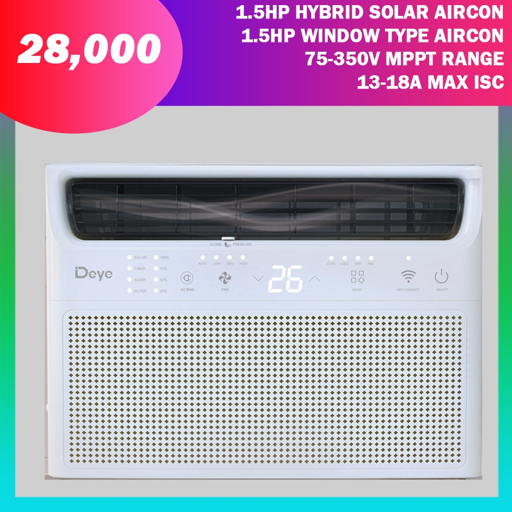 Deye Hybrid Solar Aircon - Solar Panel Not Included | Shopee Philippines