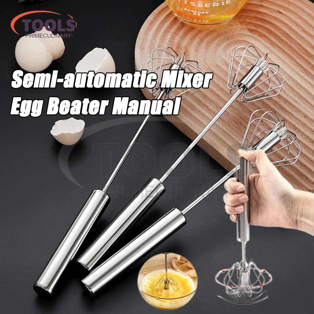 Semi Automatic Mixer Whisk Egg Beater For Baking Kitchen Tool Manual ...