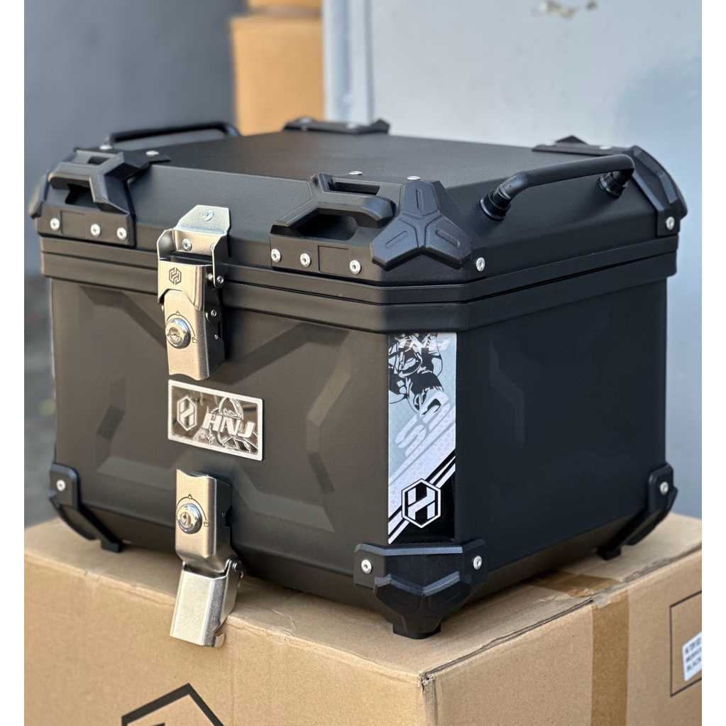 HNJ 45L Abs Plastic Top Box Style Alloy with Backrest & Baseplate ...