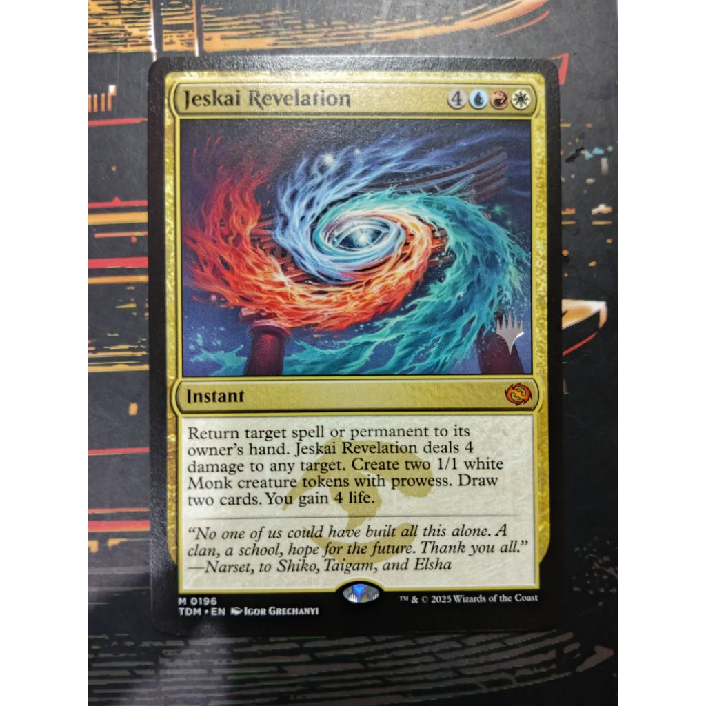 MTG - Jeskai Revelation - TDM | Shopee Philippines