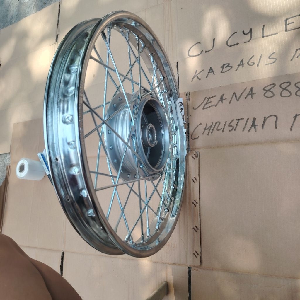CT125 FRONT HUB ASSY rayos takasago aligned with bearing | Shopee ...