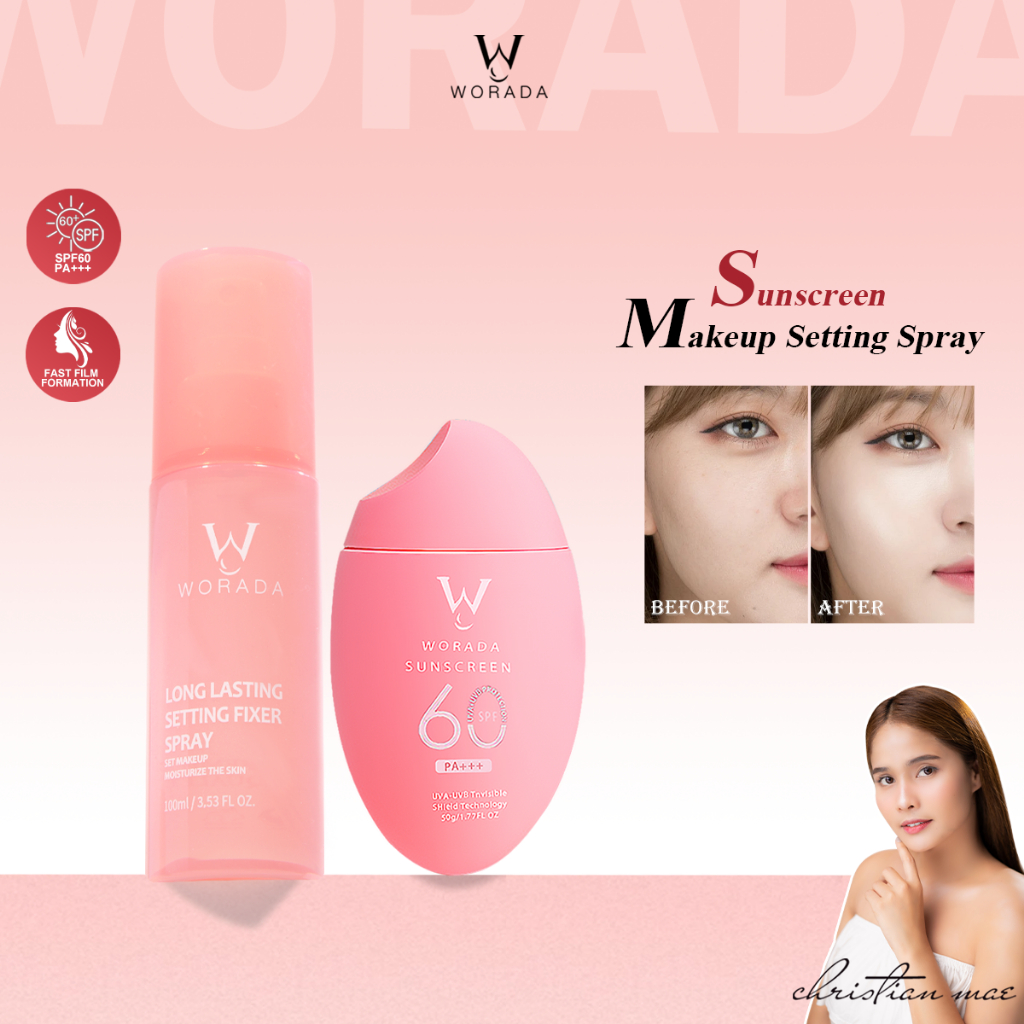 FDA approved WORADA SPF60 facial whitening sunscreen and 12-hour ...