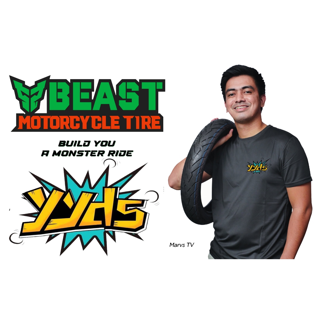 BEAST FLASH P6240 TUBELESS MOTORCYCLE TIRE 14 INCHES SKID TIRES ...