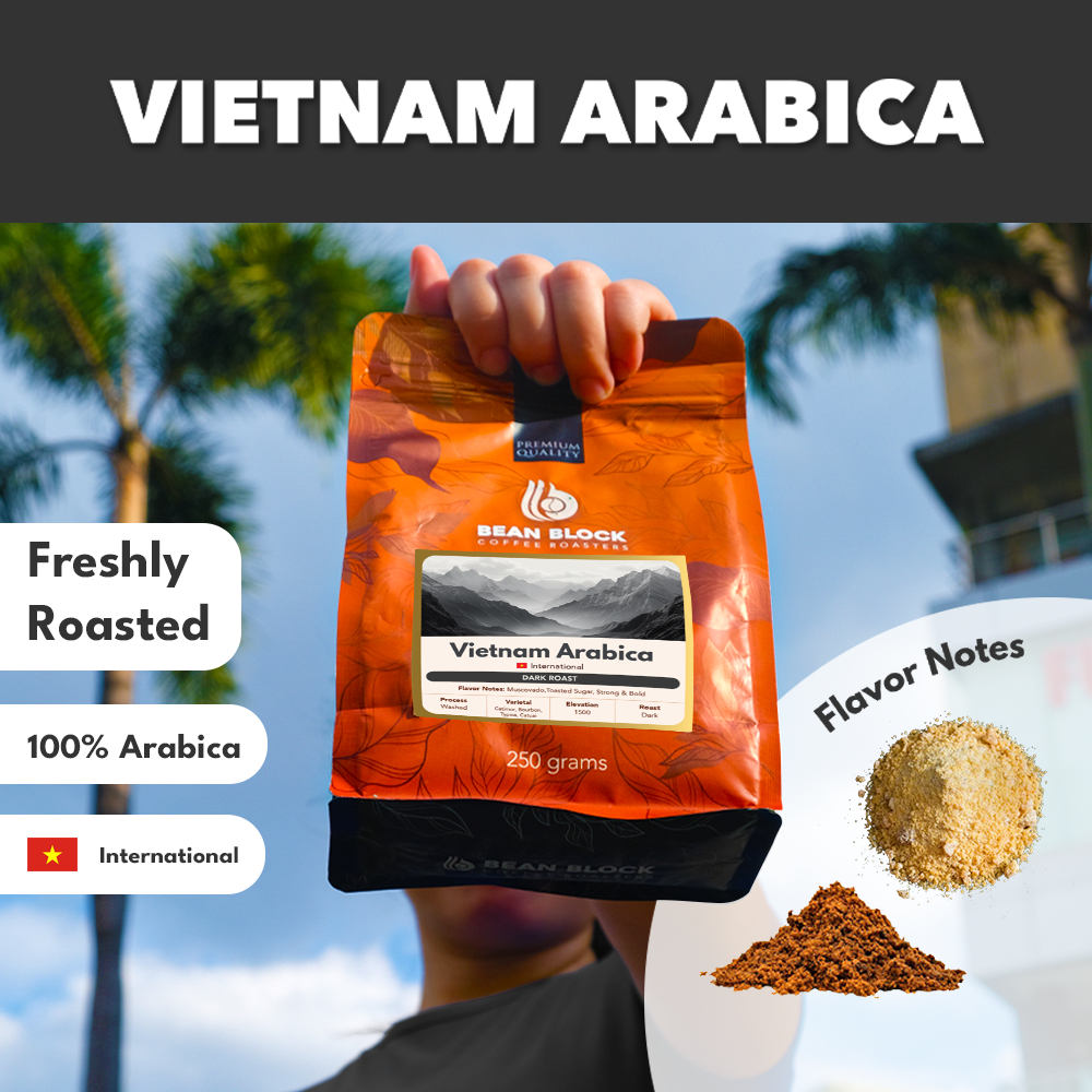 Vietnam Arabica Coffee Beans (Dark) - Freshly Roasted, Premium Quality ...