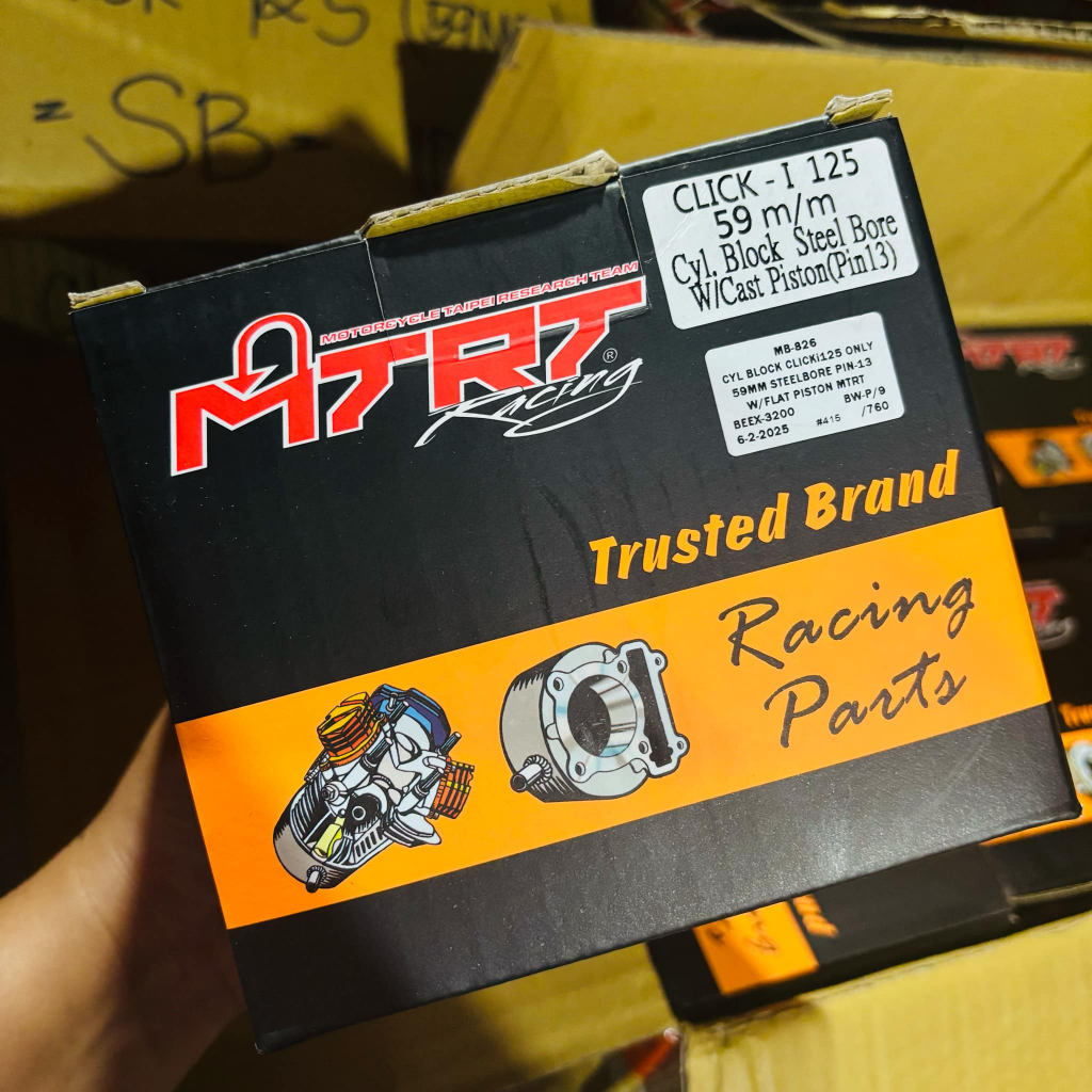 MTRT click 125 block steel/chrombore bore (59MM) | Shopee Philippines