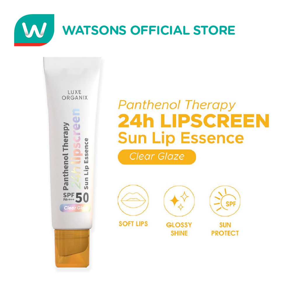 LUXE ORGANIX Panthenol Therapy 24H Lipscreen Sun Lip Essence SPF 50+ PA++++ 10g | Shopee Philippines