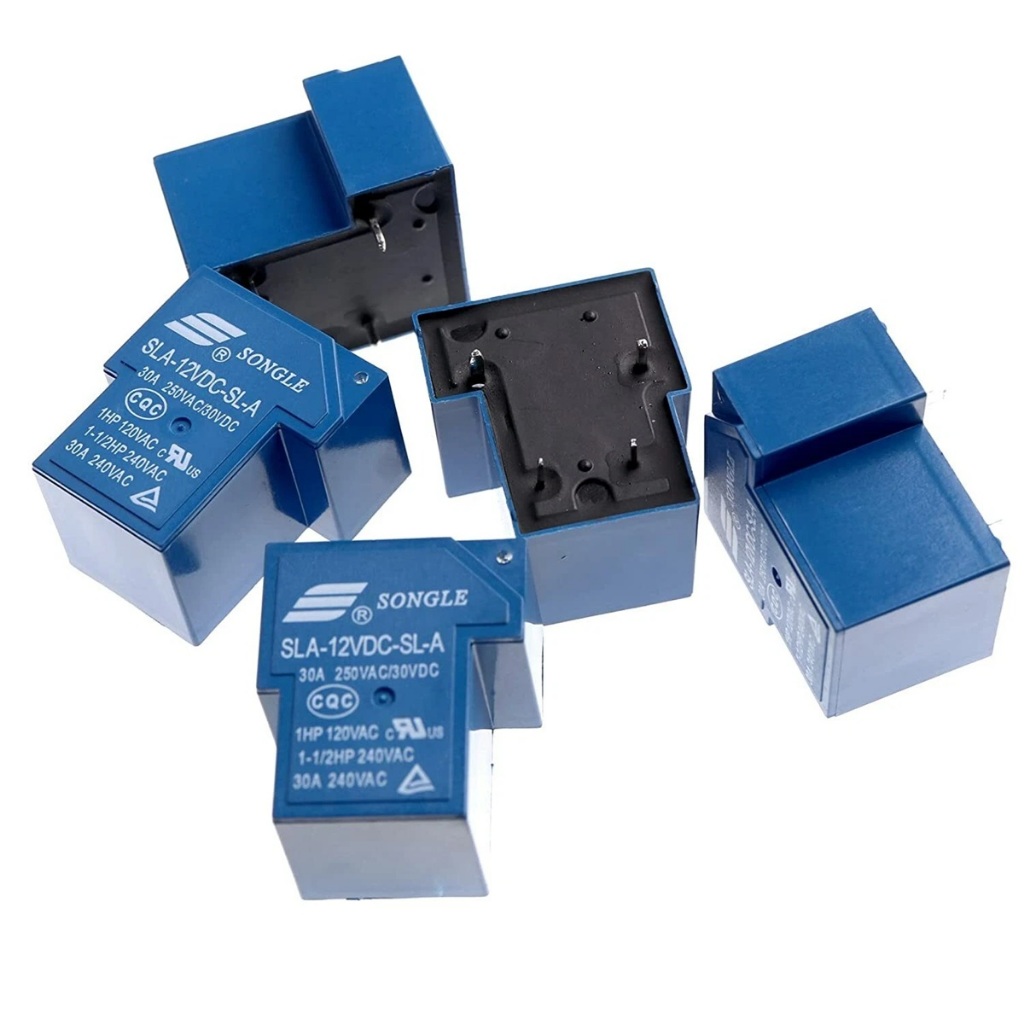 Songle Relay SLA 12V / 24V 30A 4/5/6 Pin PCB Type – Heavy Duty Power ...