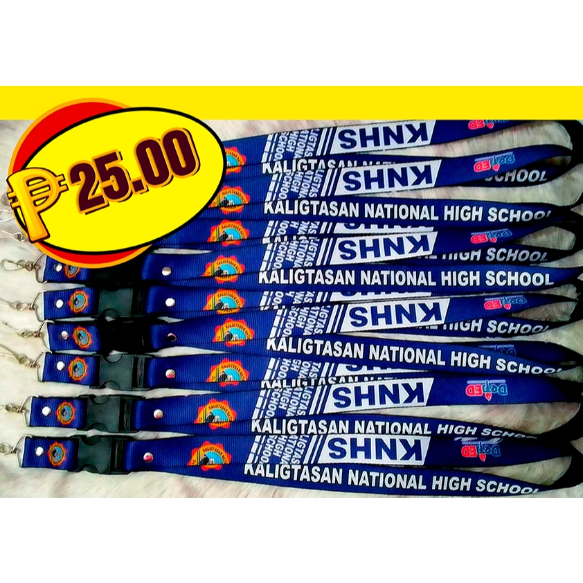 PERSONALIZED ID LACE LANYARD MINIMUM OF 6 PCS | Shopee Philippines