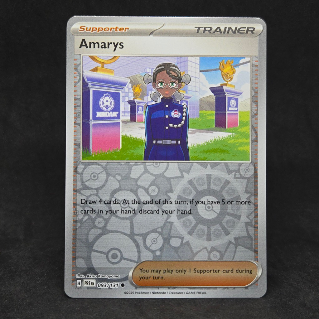 Pokemon TCG Amarys 093/131 2025 Scarlet & Violet Prismatic Evolutions ...
