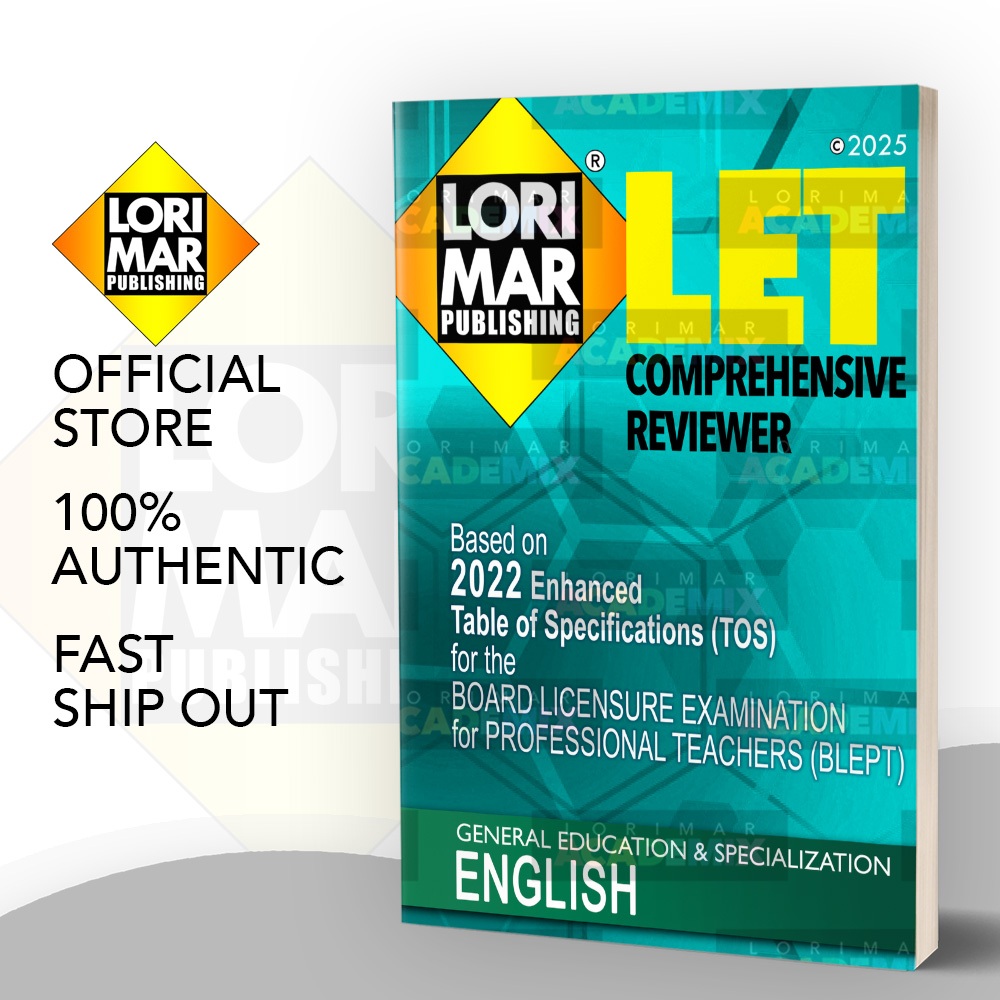 LET Reviewer - ALL TITLES - Lorimar Official Seller | Shopee Philippines