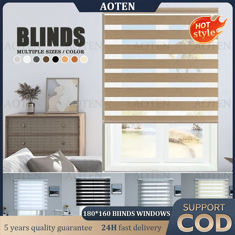 180*160CM Blackout Korean blinds for window venetian blinds width zebra ...