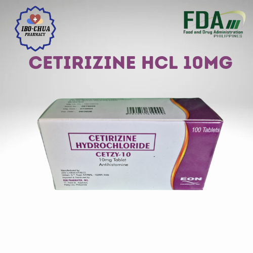 Cetirizine HCl (CETZY-10) 10mg tab | Shopee Philippines