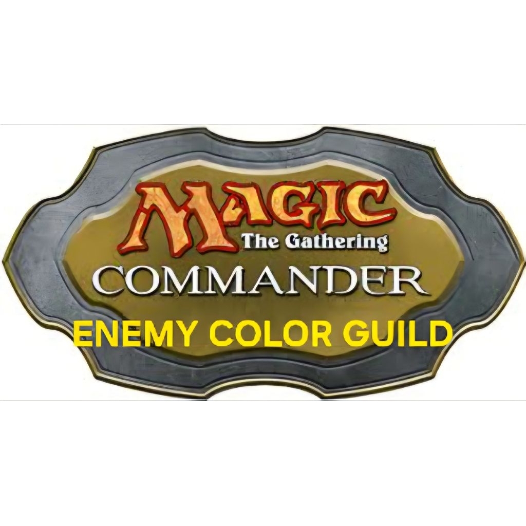 Magic The Gathering - precon EDH/COMMANDER decks [ ENEMY color guilds ...