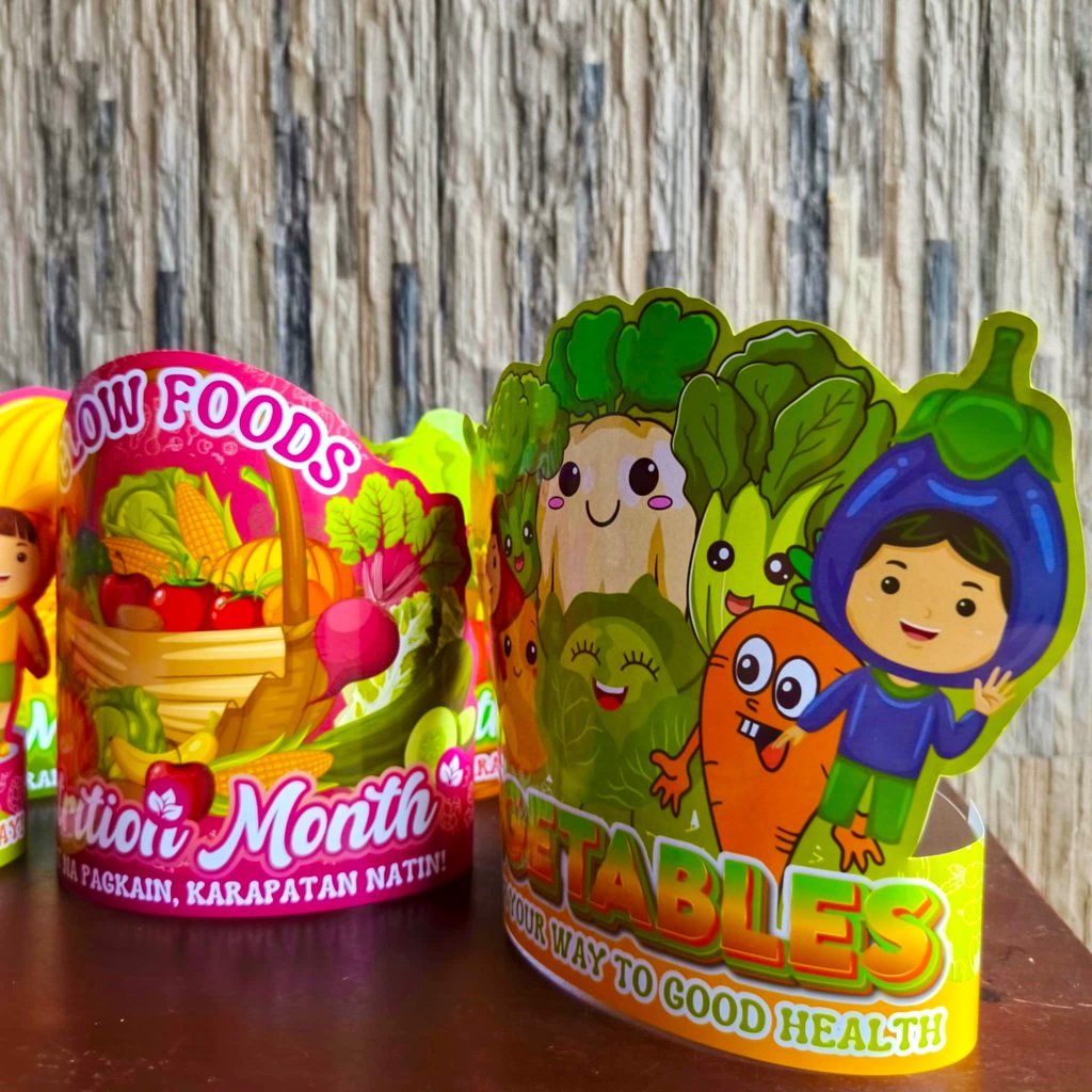 NUTRITION MONTH HAT/ HEADDRESS with Custom/ Personalize Name | Shopee Philippines
