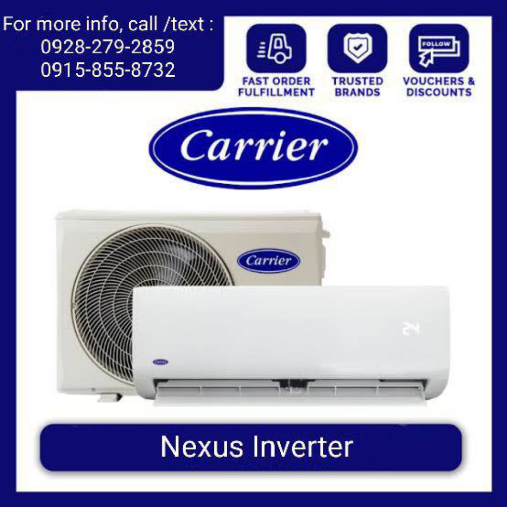 Carrier Nexus 2.5HP Split Type Inverter Airconditioner | Shopee Philippines