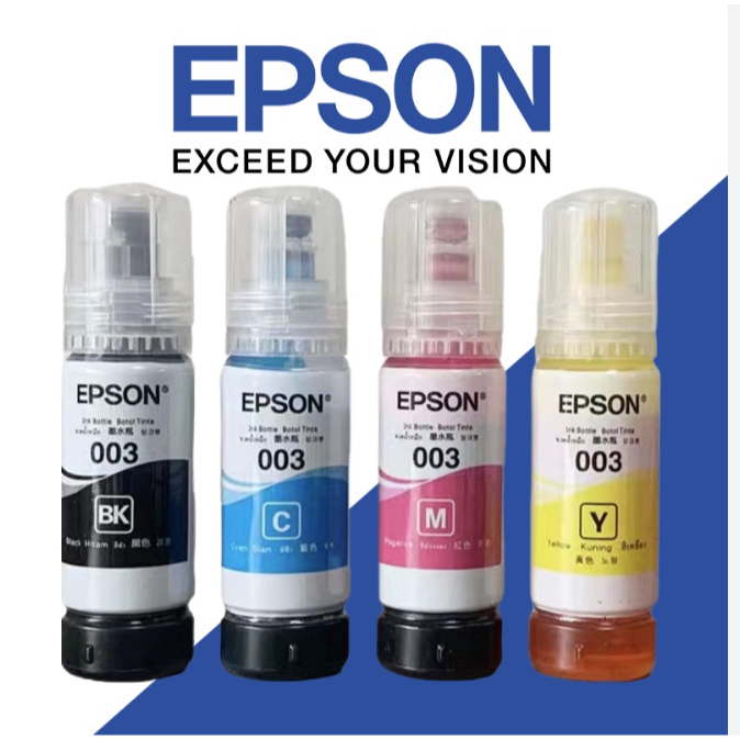 Epson 003 Ink 65ml Black / Cyan / Magenta / Yellow C13T00V100(T00V ...