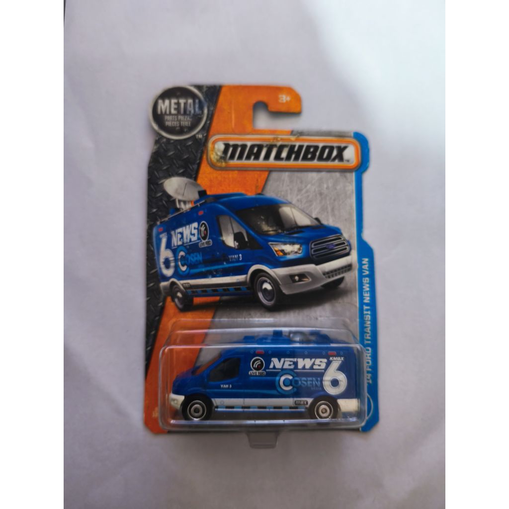 matchbox 14 FORD TRANSIT NEWS VAN C7 (CARDNOTMINT) | Shopee Philippines