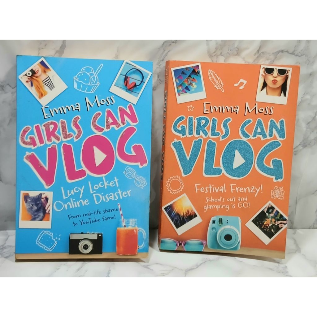 2016 & 2018 Girls Can Vlog Books by Emma Moss ( Lucy Locket Online ...