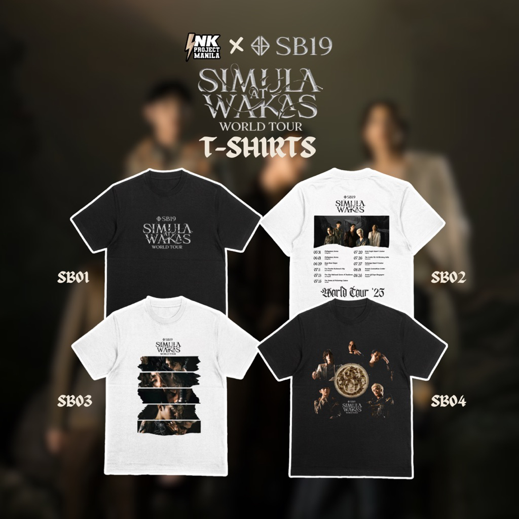 SB19 Simula at Wakas World Tour Fan-made Shirt by Ink Project MNL ...