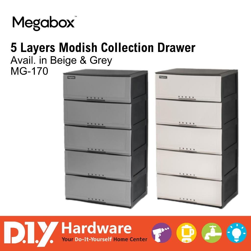 MEGABOX by DIY Hardware MG-170 Modish Collection Drawer 5 Layers | Shopee Philippines