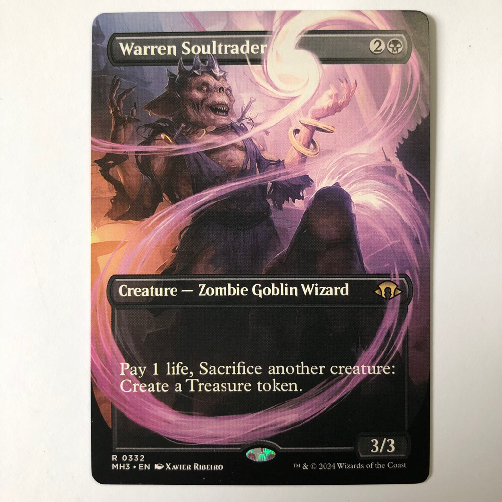 Playtest Card - Warren Soultrader (MH3) Borderless | Shopee Philippines