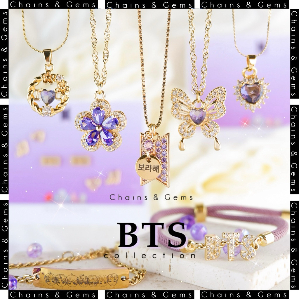 KPOP | BTS Inspired Necklaces, Bracelets, & Earrings | NO Box Included ...