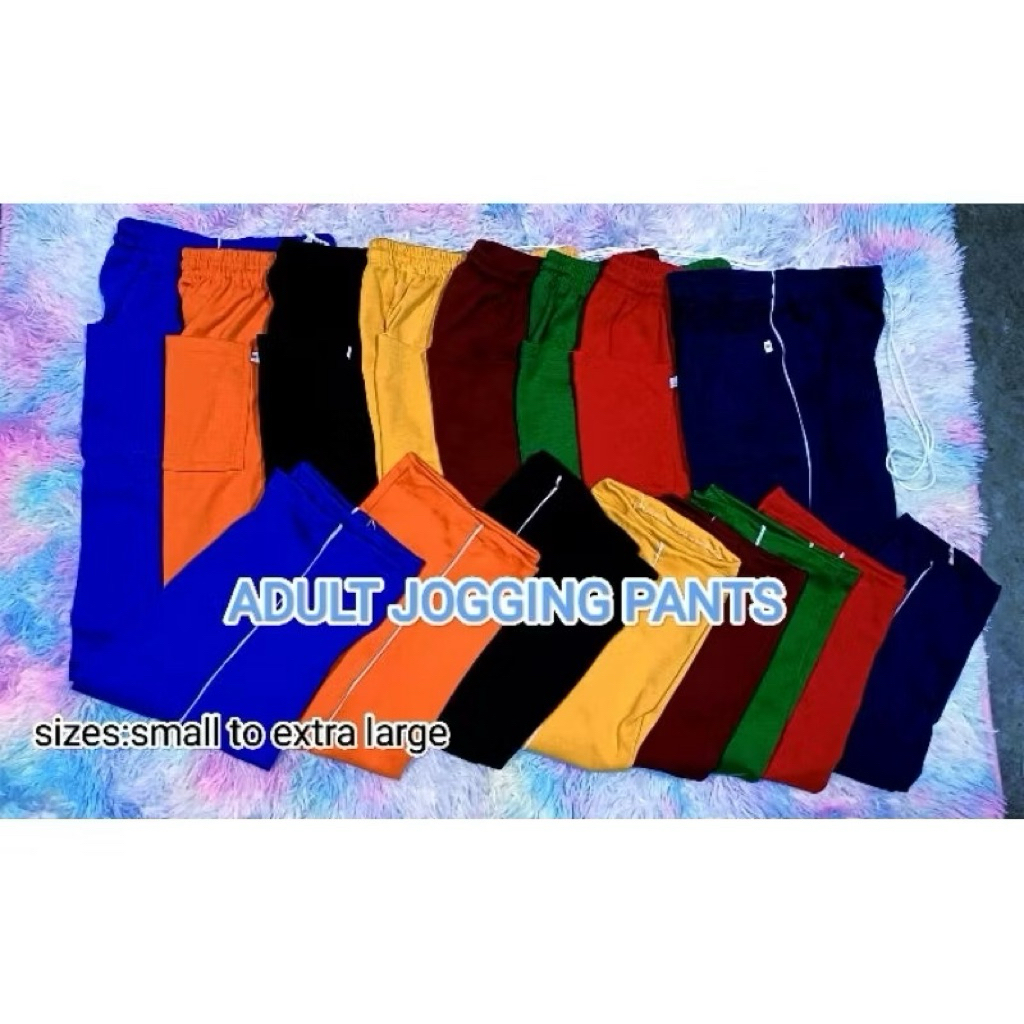 PE JOGGING PANTS FOR KIDS AND ADULT SIZE | Shopee Philippines