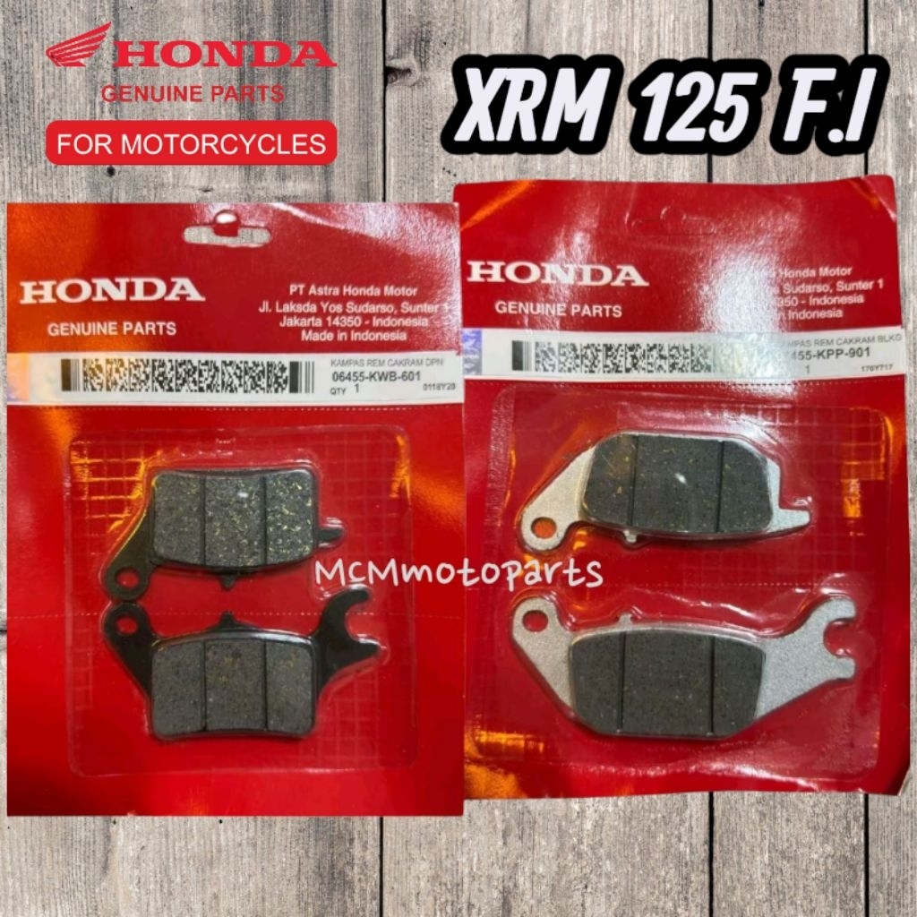 XRM 125 F.i / XRM 125 CARB /EXTREME BRAKE PAD SET FRONT&REAR, | Shopee Philippines