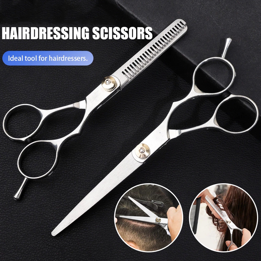 Hair Cutting Scissors - Flat Tooth Shear Design Professional Cutting ...