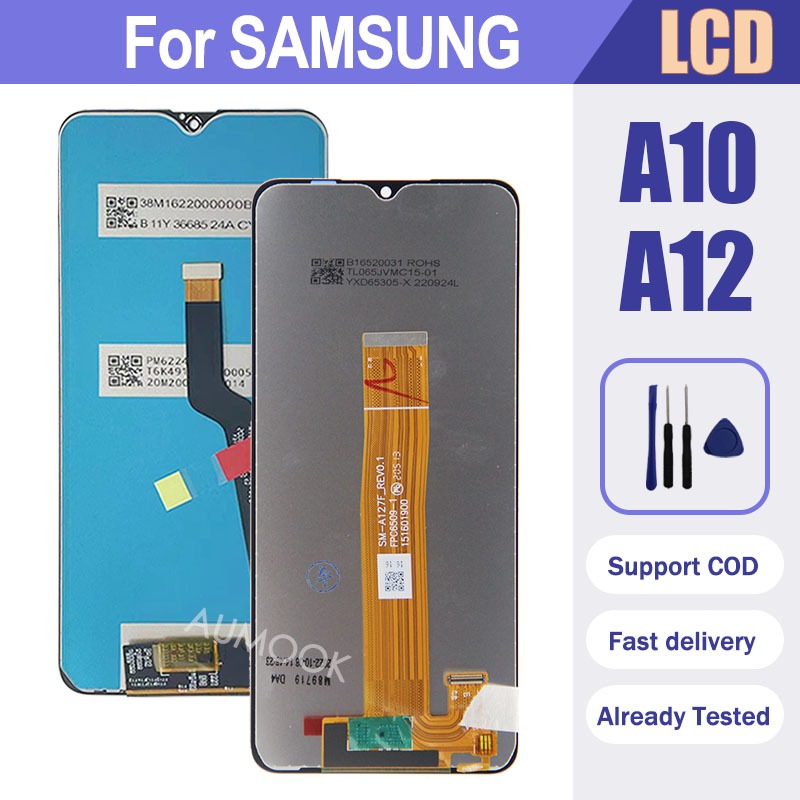 LCD For Samsung Galaxy A10 A12 LCD Display Panel Screen Repair Parts ...