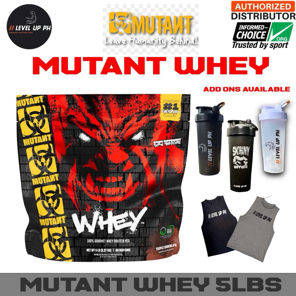 MUTANT WHEY PROTEIN 5Lbs NEW STOCKS 2028 EXP | Shopee Philippines