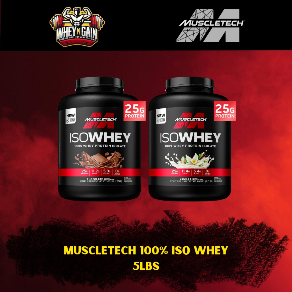 Muscletech | IsoWhey | 100% Whey Protein Isolate | 5lbs | Shopee Philippines